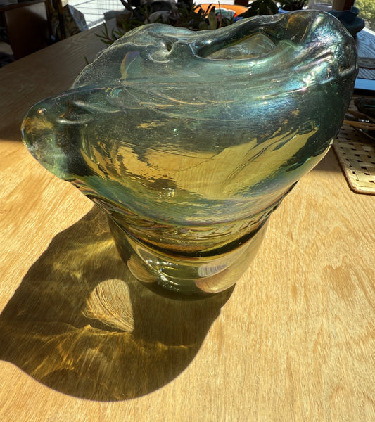 James Wayne Extruded Funk Glass Vase Vessel | Jill Fenichell, Inc.